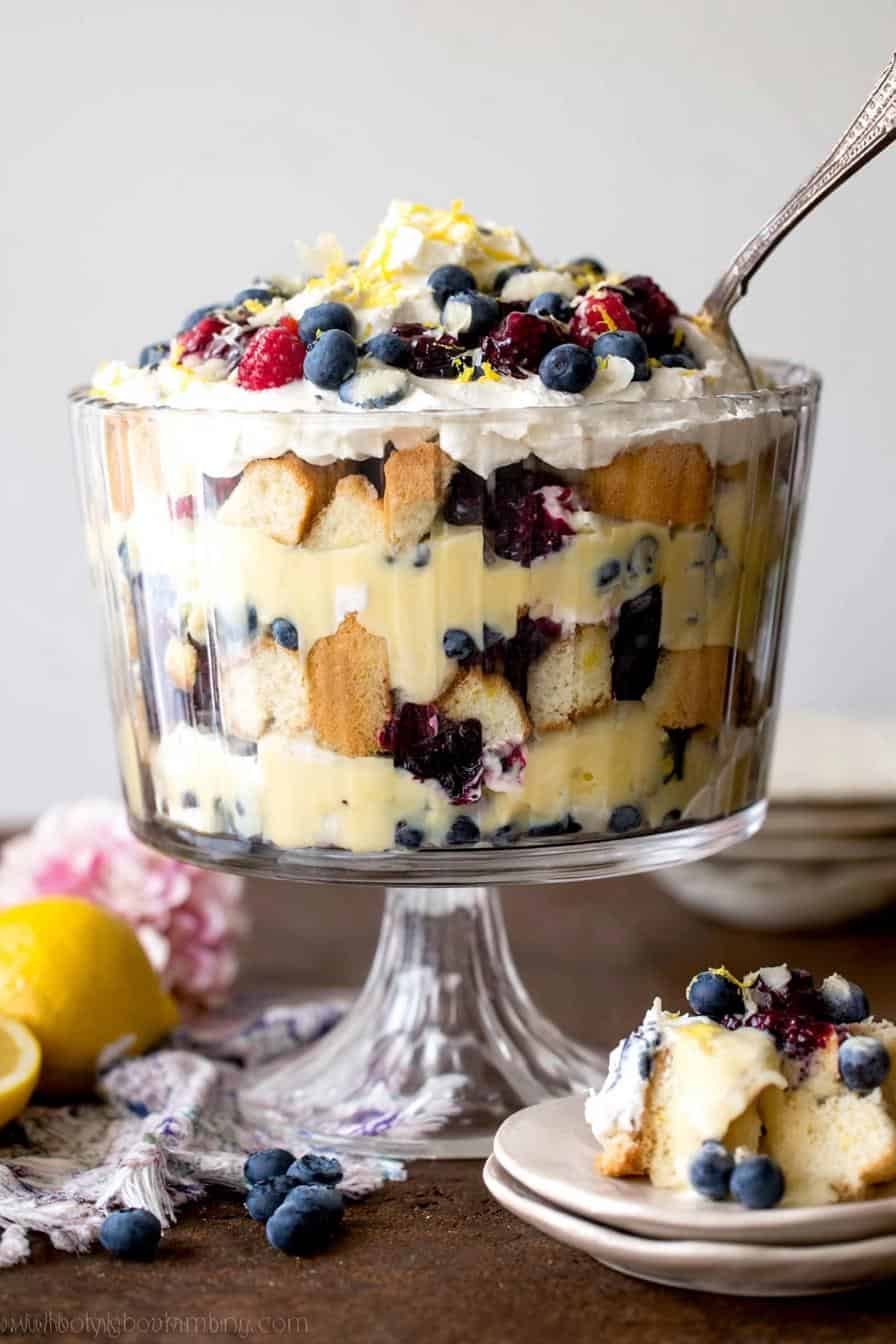 Lemon Berry Trifle: 4-Hour Foolproof Dessert Recipe - www ...