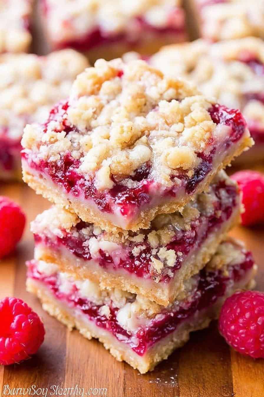 Scrumptious Raspberry Streusel Bars Recipe From Scratch - www ...